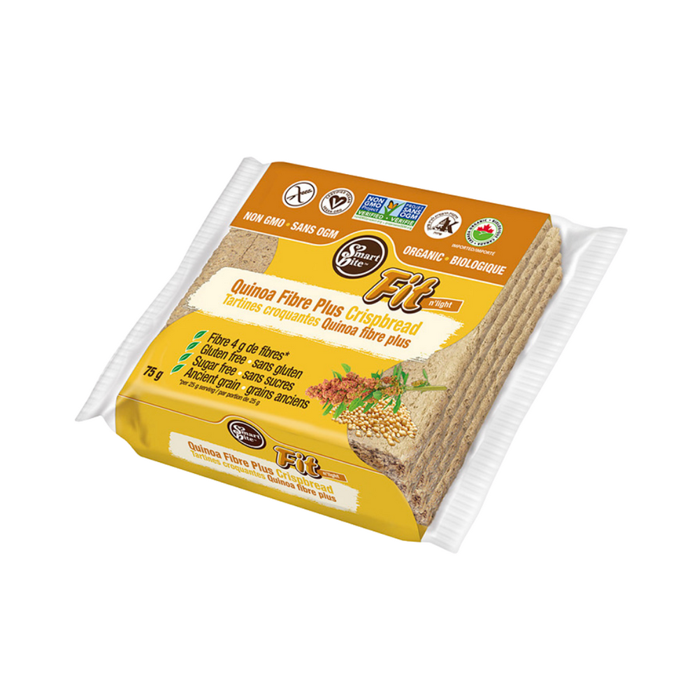 Organic Gluten-Free Quinoa Plus Crispbread (Pack of 12) - Smartbite ...